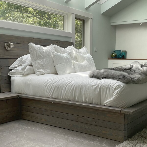 Platform Bed King - Etsy