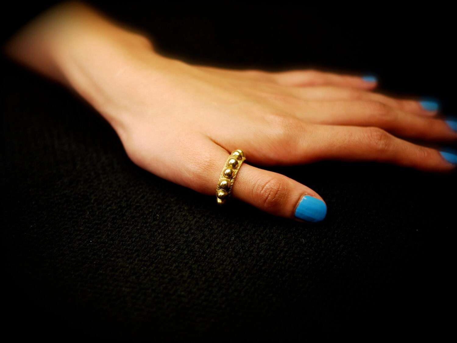 Brass Gold Ring 'carousel' Fairground Inspired Chunky Design - Etsy