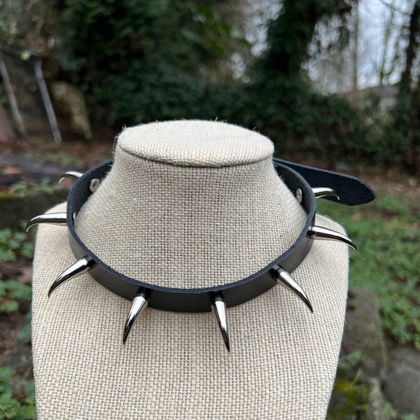 Spiked Choker - Etsy