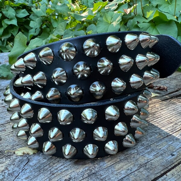 Studded Belt - Etsy