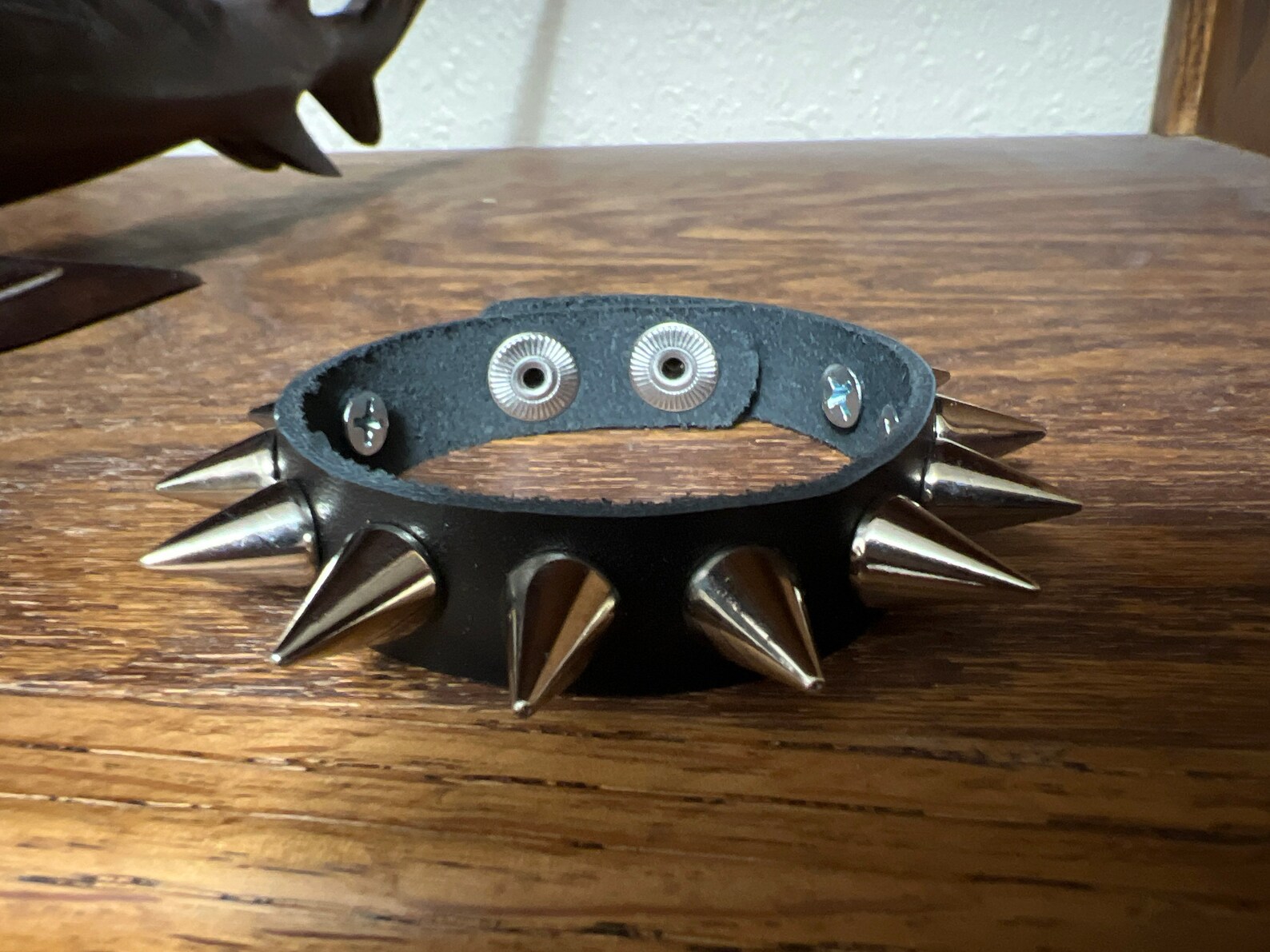 Gothic Punk Spike Bracelet With 1/2 Cones - Etsy