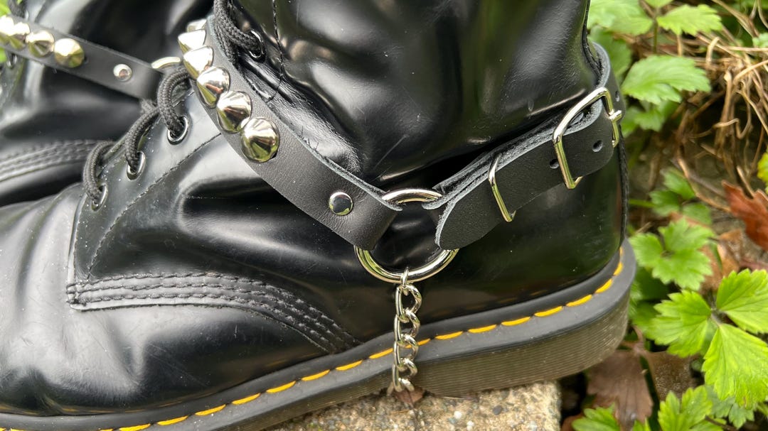 Punk Bootstrap With Cone Studs, 1 Row - Etsy