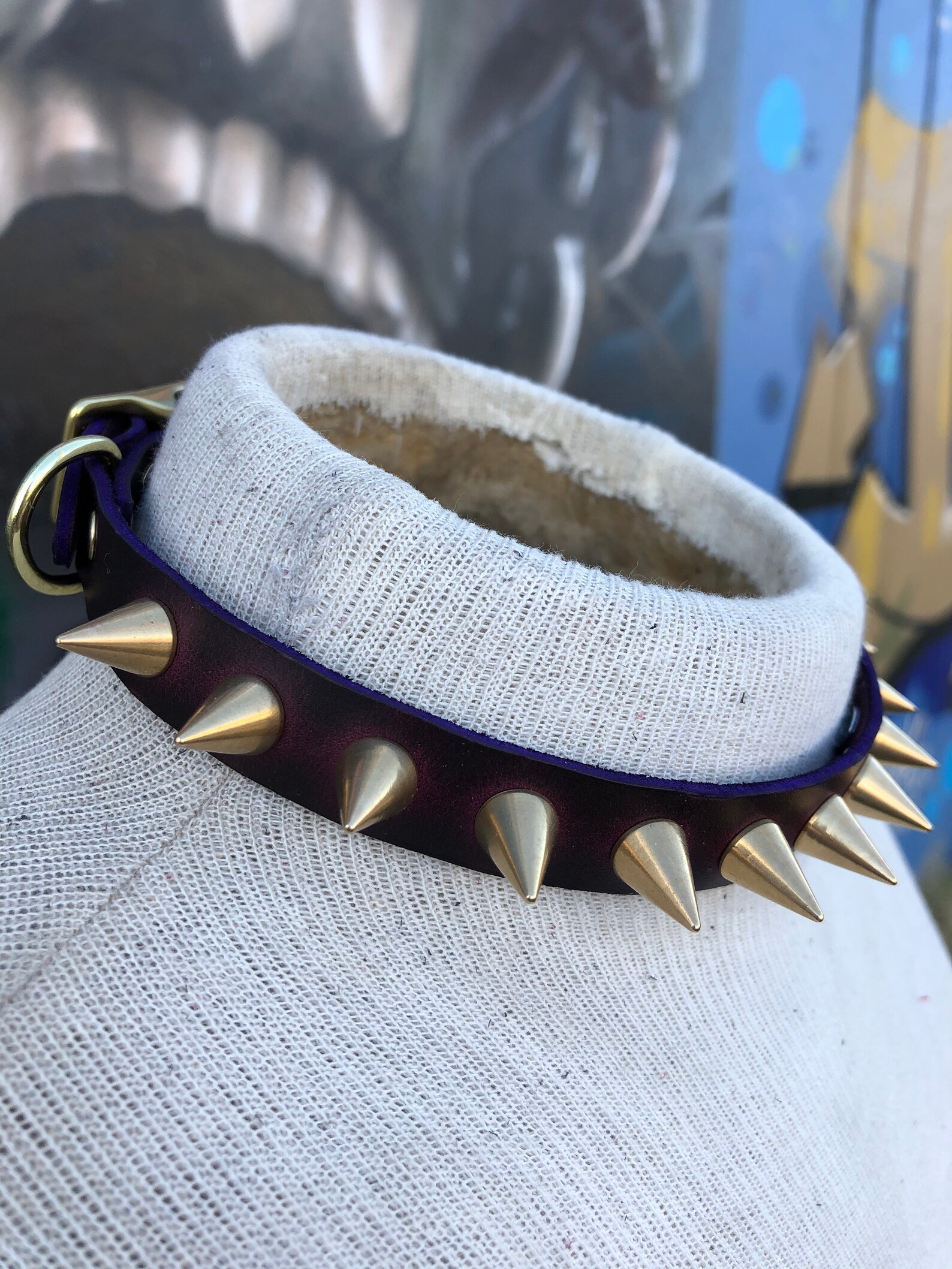 Gothic / Punk Spiked Choker With Lotsa Cone Spikes | Etsy