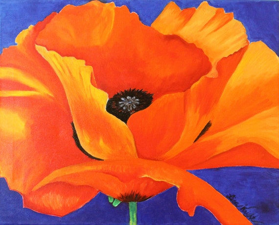 Poppy Side View | Etsy