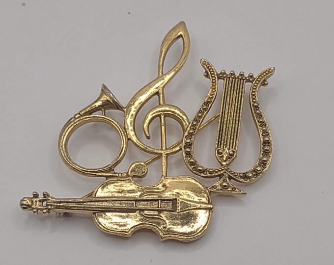 1928 Mfg Co. Musical Instrument Pin Music Teacher Gift Music Lover ...