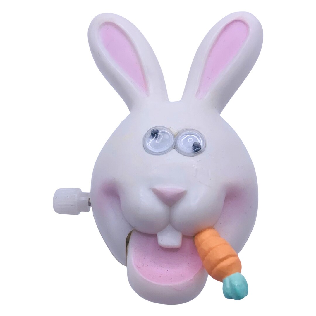 HALLMARK Easter Bunny Pin Wind-up Bunny Pin Vintage Rabbit Pin Gift ...