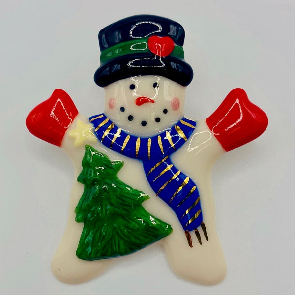 Snowman Pin - Etsy