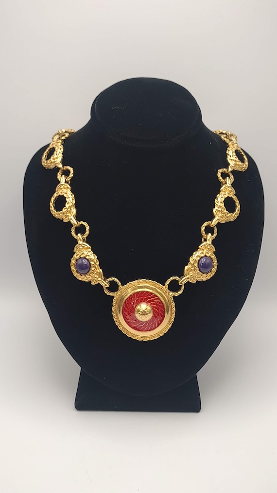 Vintage collar necklace retro - Gem