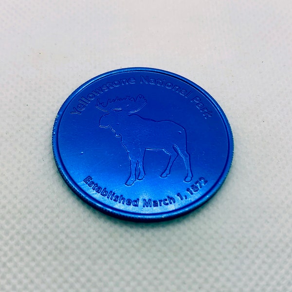 Yellowstone National Park Token - Etsy