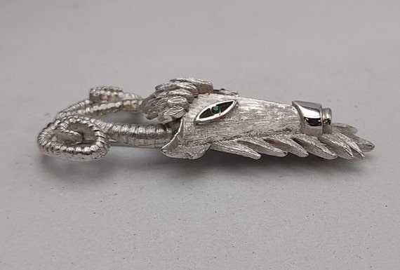 Rare Vintage Vendome Aries Symbol Ram Brooch Pin- Vin… - Gem