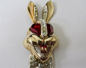 Rabbit Pin - Etsy