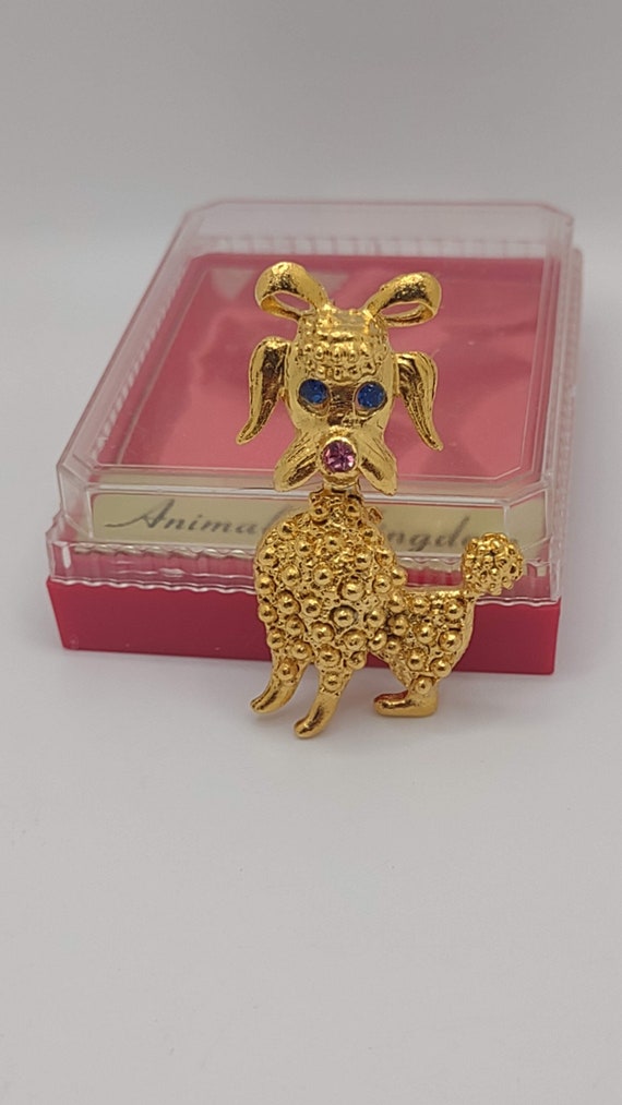 Poodle pin - Gem