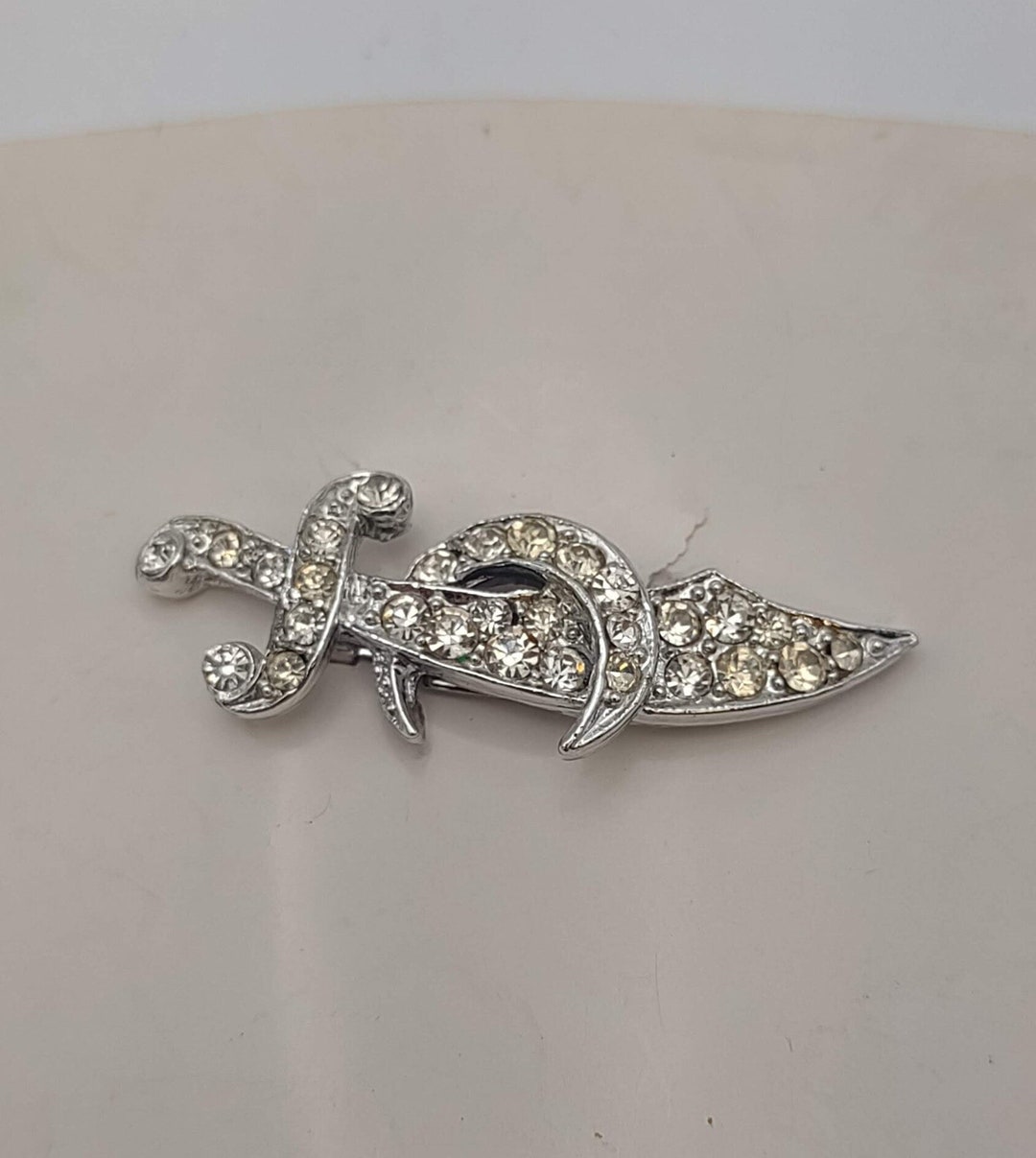 Rhinestone Masonic Shriners Pin Never Worn Shriners Symbol Brooch ...