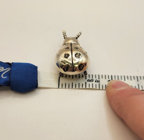 Vintage Sterling Silver Ladybug Pin - Detailed Silver… - Gem