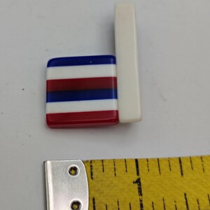 Vintage Red White Blue Plastic Flag Pin – Striped Costume Jewelry - Etsy