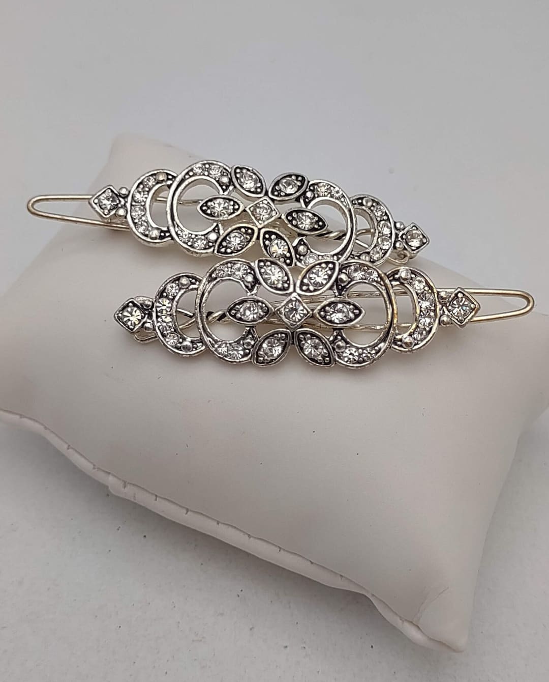 Vintage Designer Monet Hair Barrettes- Monet Hair Ornament Clips ...