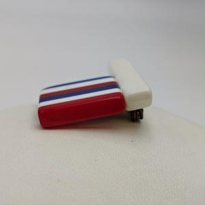 Vintage Red White Blue Plastic Flag Pin – Striped Costume Jewelry - Etsy