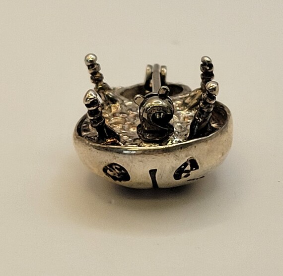 Vintage Sterling Silver Ladybug Pin Detailed Silver… Gem