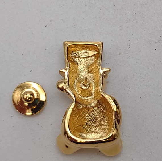 Avon Vintage Enameled Patriotic Teddy Bear Pin- Ameri… - Gem