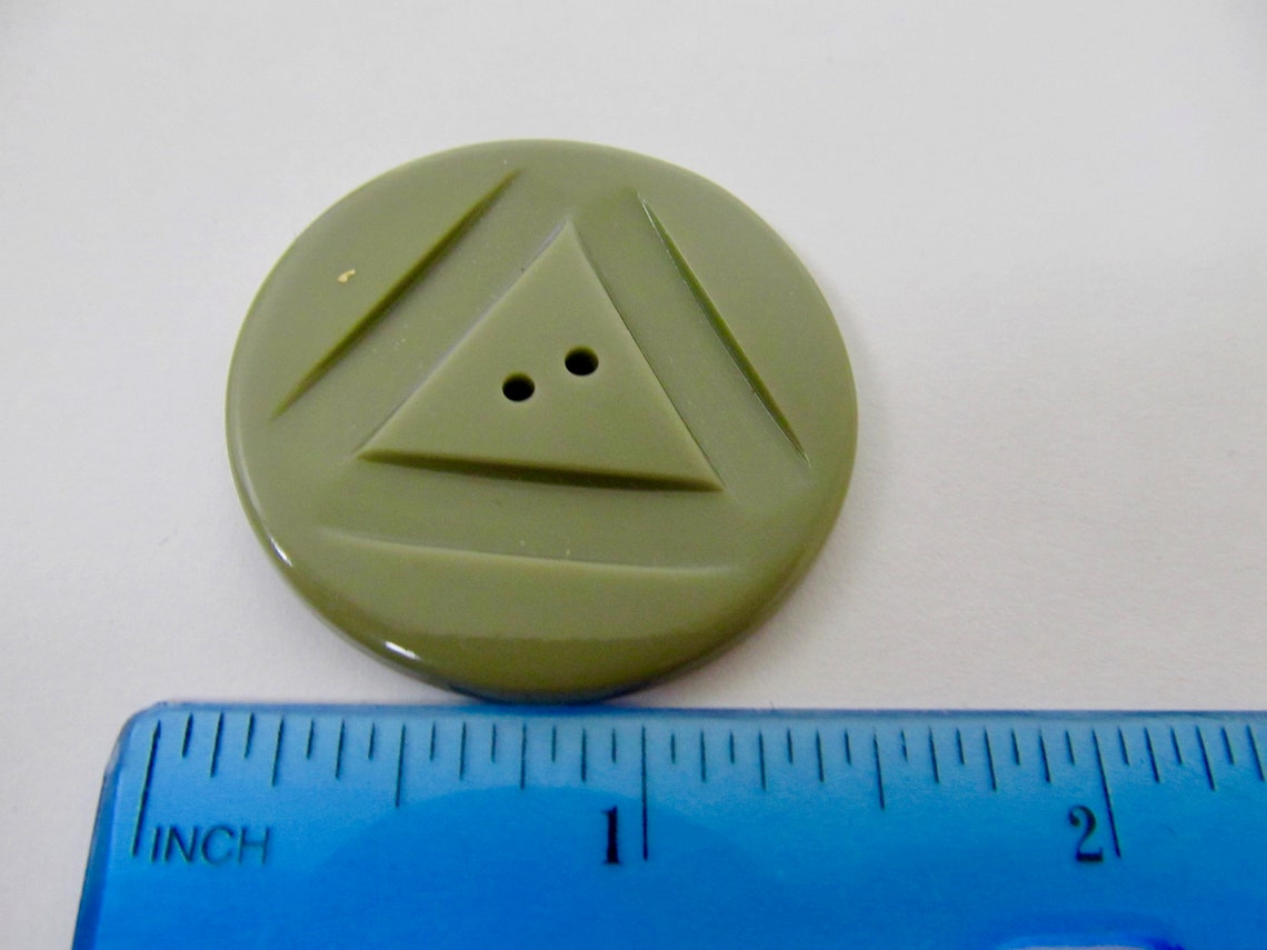 Vintage Lot of Olive Green Plastic Buttons Craft Supplies - Etsy