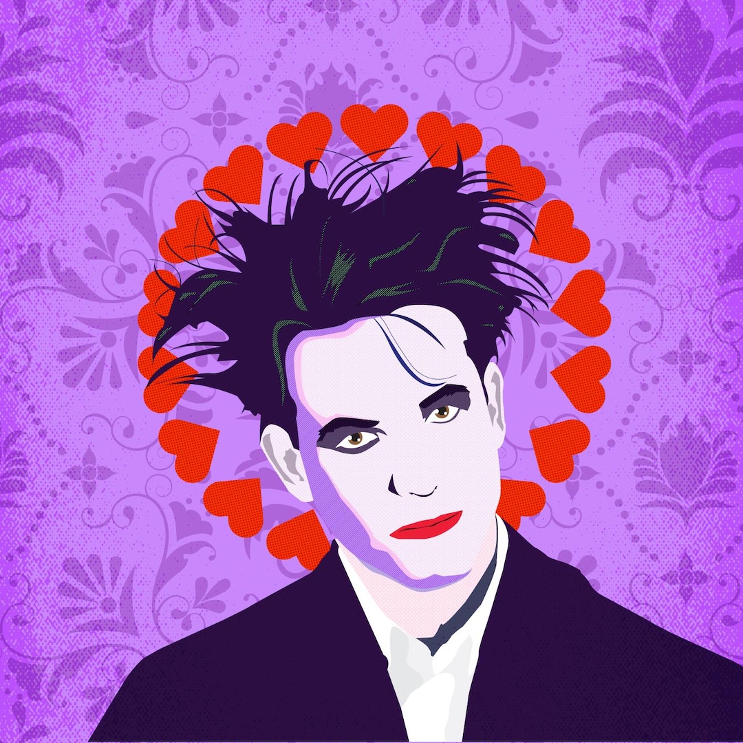 Gothic Charm Ceramic Coasters Featuring Robert Smith - the Cure ...