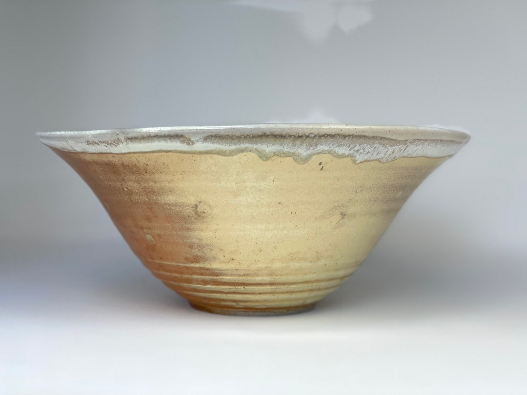 Soda-fired, Handmade, Wheel Thrown Large Bowl - Etsy