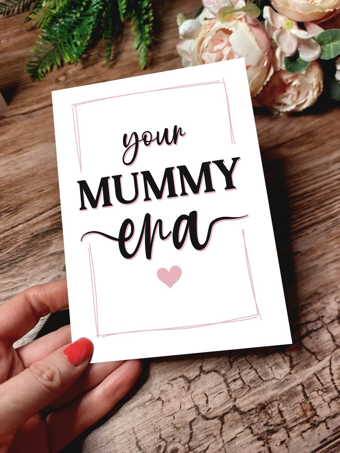 In Your Mummy Era Mother’s Day Card – Personalised - Etsy