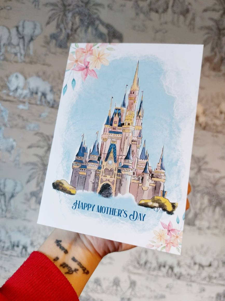 Wdw Orlando Parks Mother’s Day Card. Epcot. Magic Kingdom. Animal ...