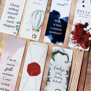 Illustrated Bookmarks. With Quotes and Sayings. Fab Gift or for ...