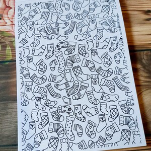 Larger Print Rough Doodle Colouring Book. Fun Colouring Pages for ...
