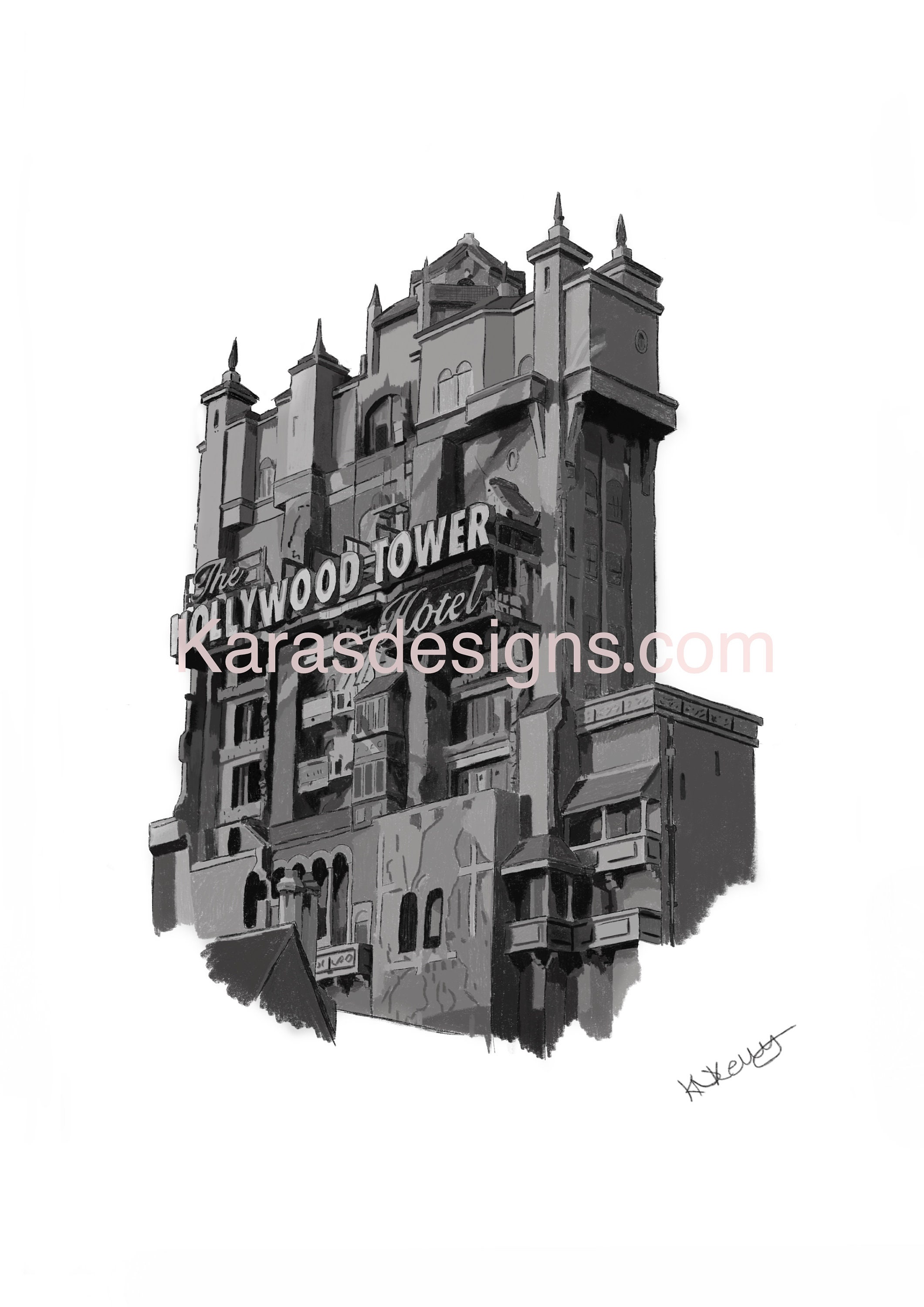 A4 WDW Orlando Theme Park Icon Print. Magic Kingdom, Animal Kingdom ...