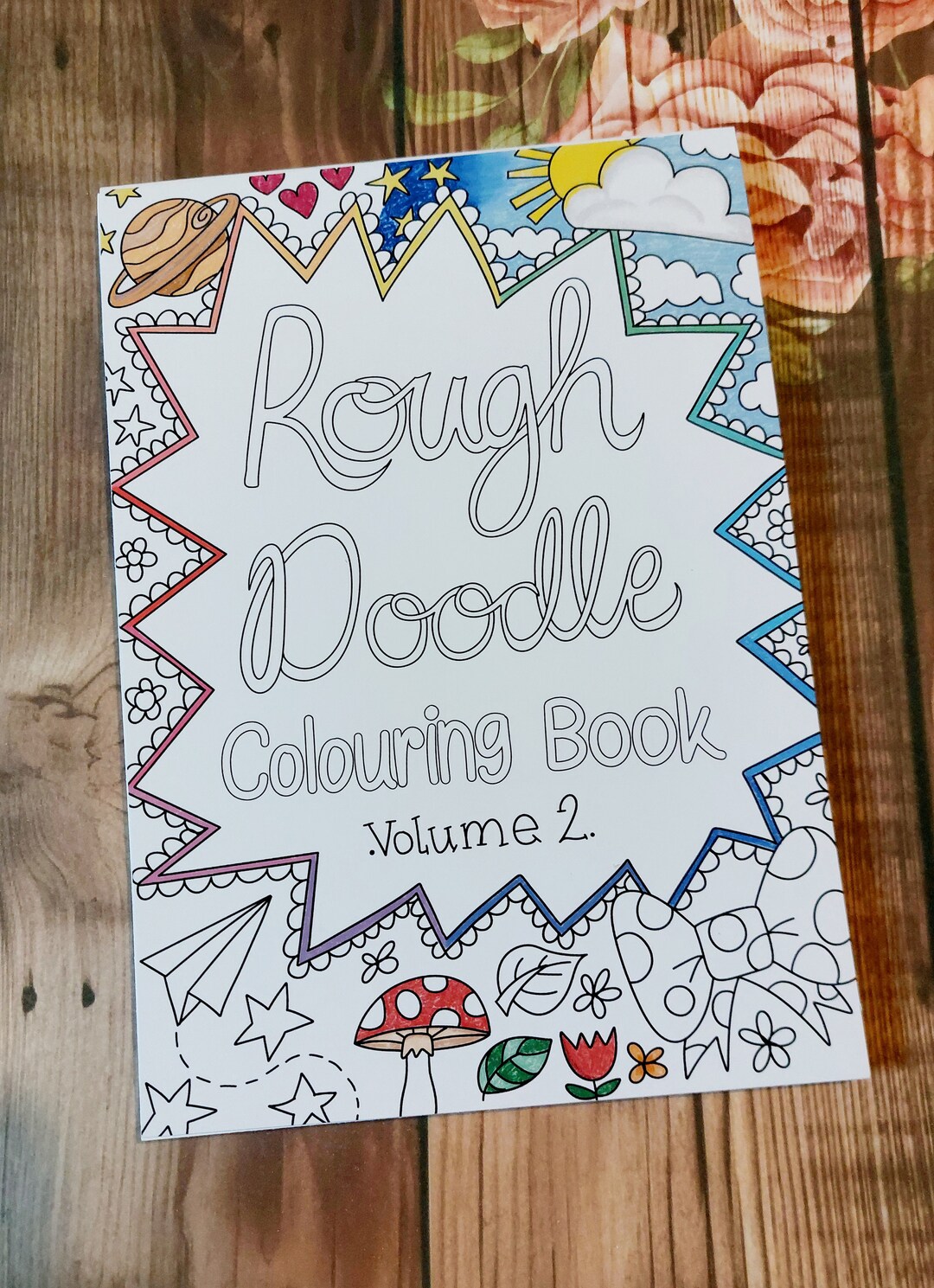 Rough Doodle Colouring Book Volume 2. Full, Fun Colouring Pages for ...