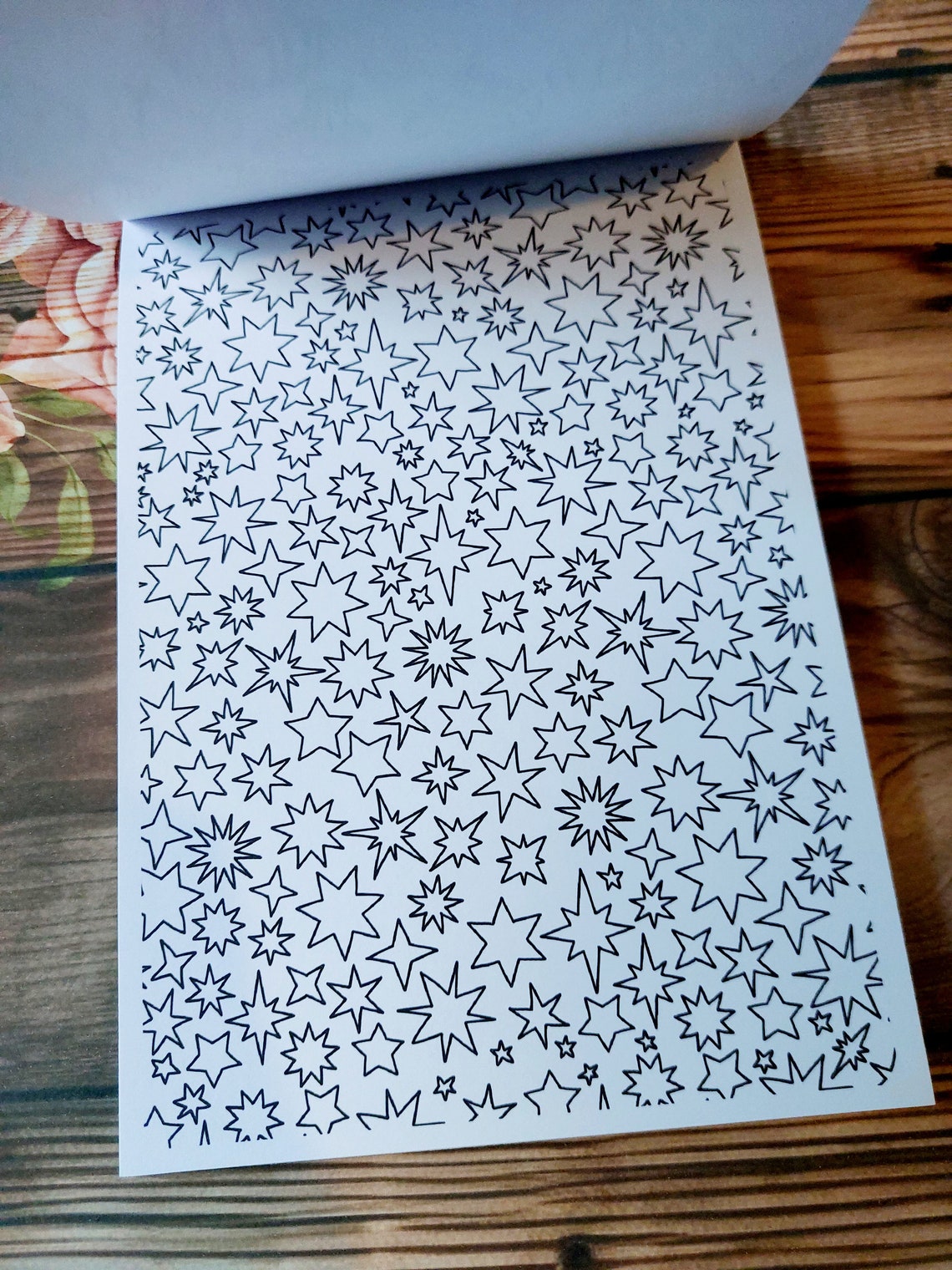 Larger Print Rough Doodle Colouring Book. Fun Colouring Pages for ...