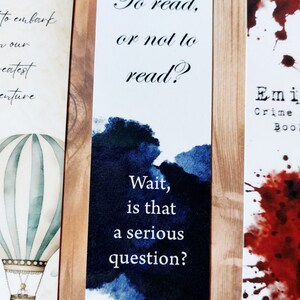 Illustrated Bookmarks. With Quotes and Sayings. Fab Gift or for ...