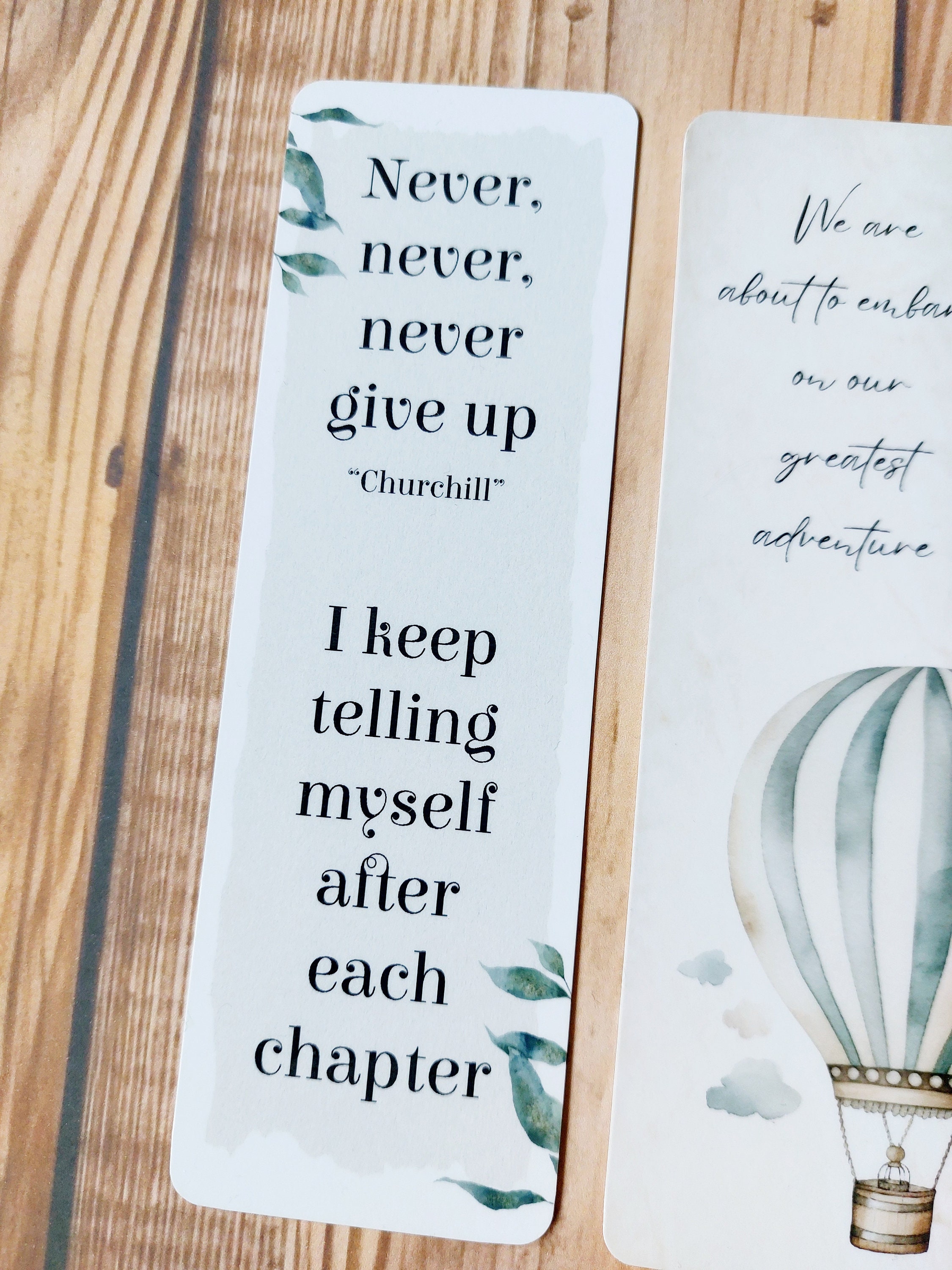 Illustrated Bookmarks. With Quotes and Sayings. Fab Gift or for ...