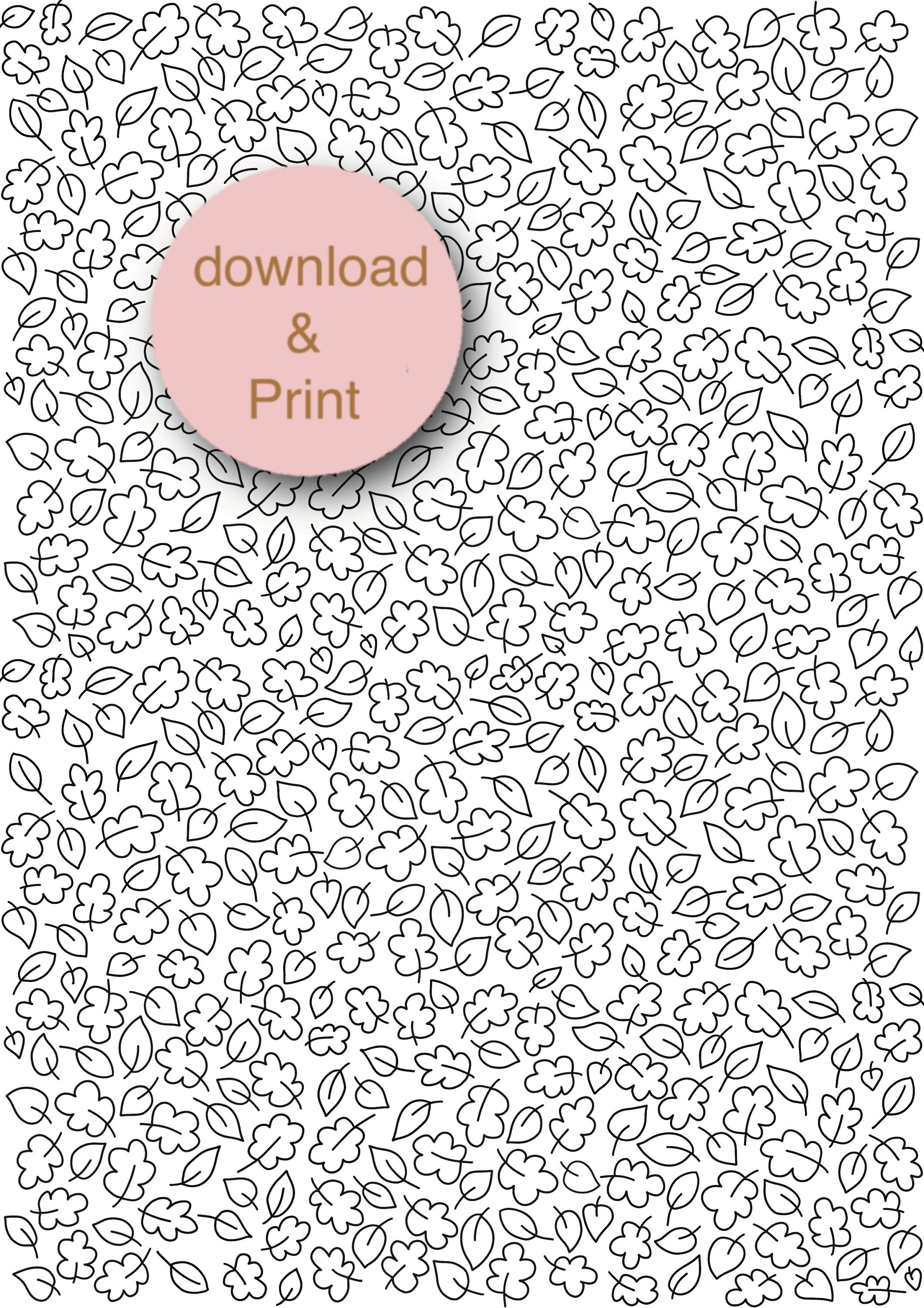 Rough Doodle Colouring Pages for Adults Children. Stress Free - Etsy