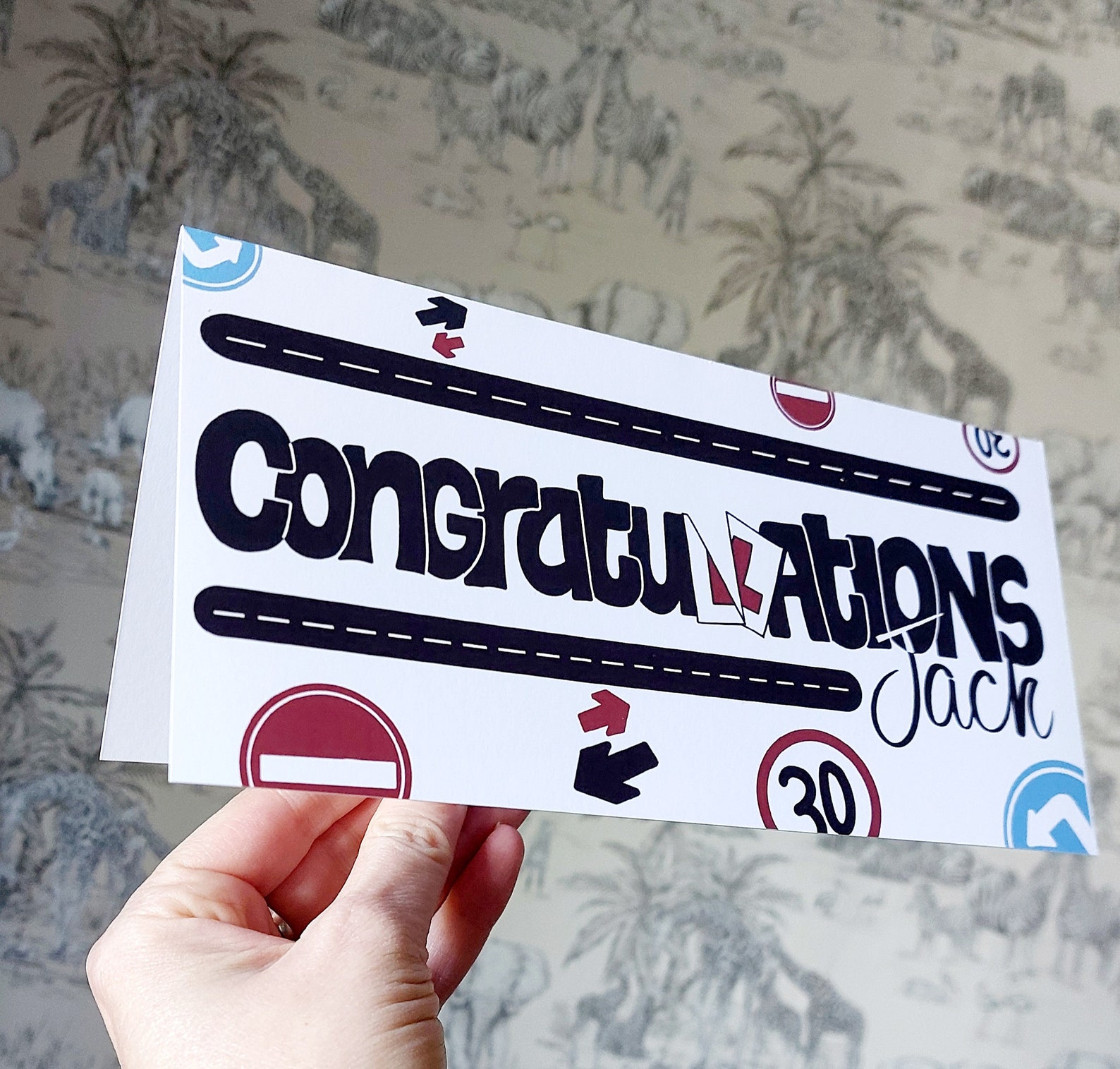 Personalised Congratulations on Passing Your Driving Test Card. Custom ...