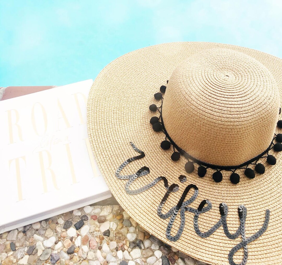 Sun Hat for Bride/floppy Hat/sun Hat/gift for Bride/gift for Her ...
