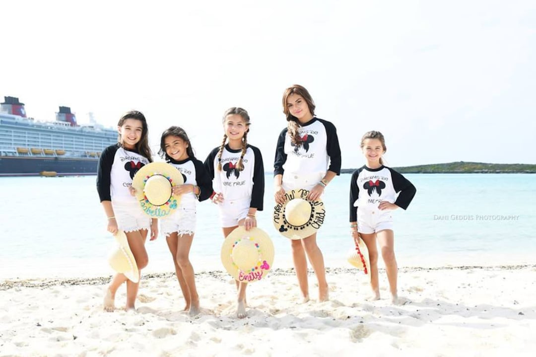 Kids Custom Hat/ Kids Beach Hat/girl Vacation Hat/mother Daughter ...