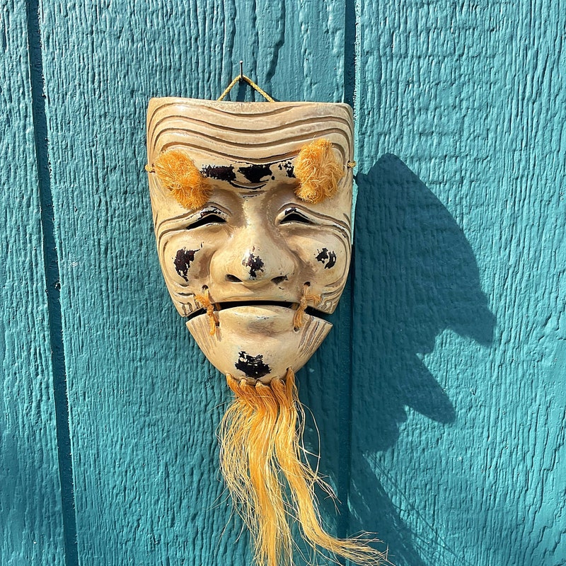 Old Man Mask - Etsy