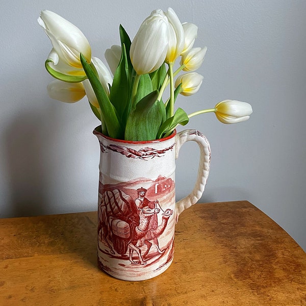 Red Transferware - Etsy