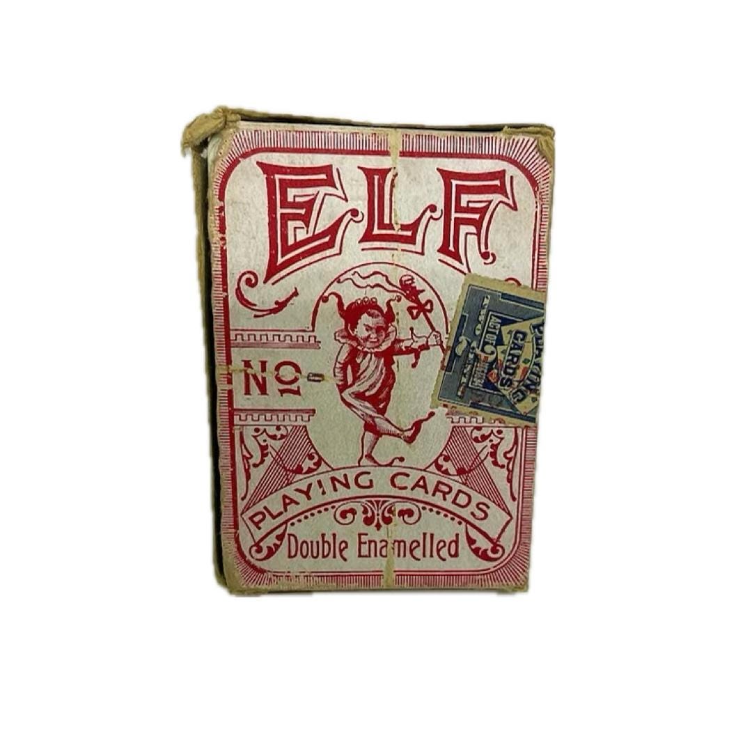 Antique Elf No. 93 Playing Cards: Japanese Geisha Scene, US Tax Stamp ...