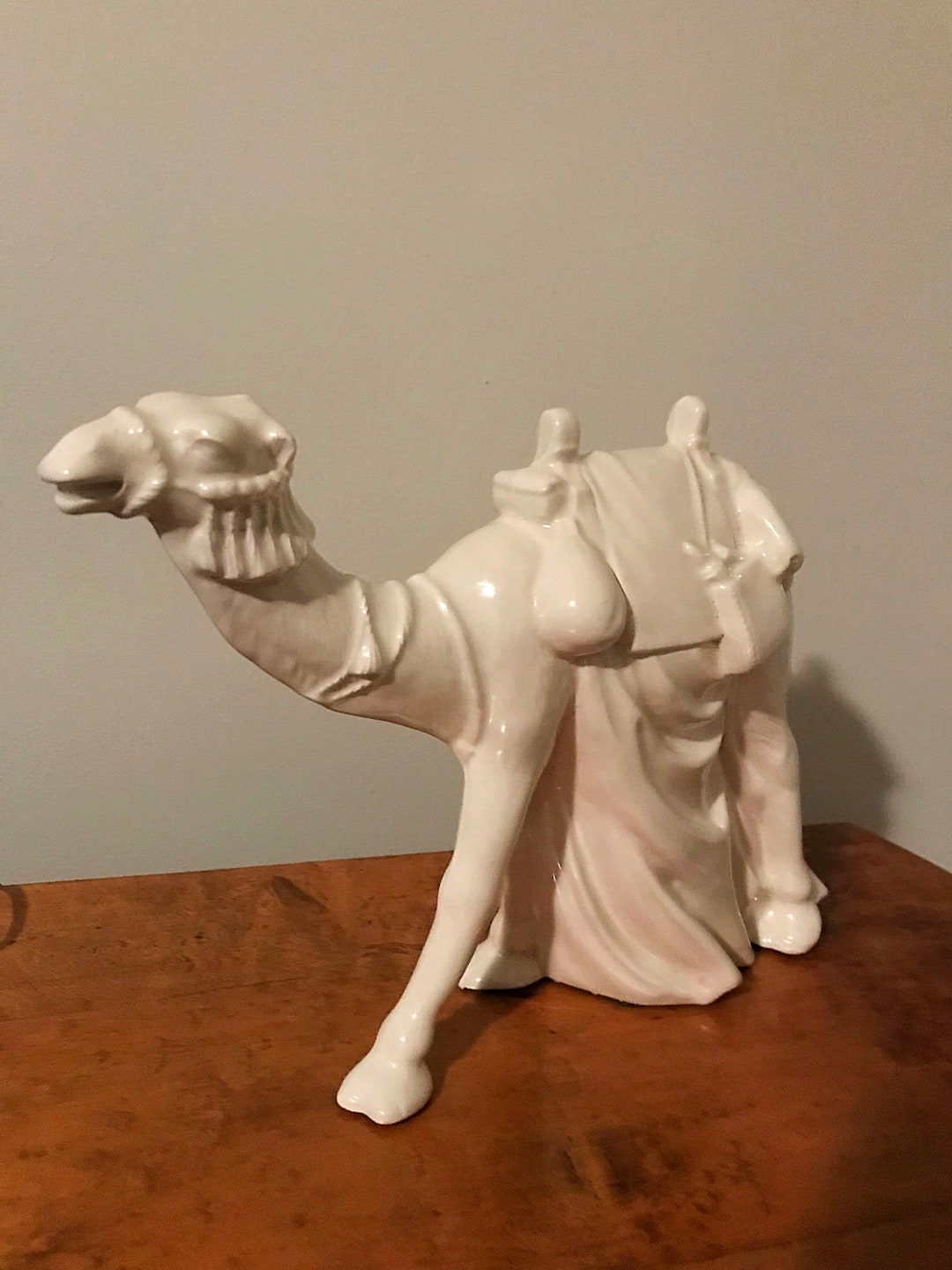 Vintage White Ceramic Camel Statue Vintage Middle Eastern Vintage ...