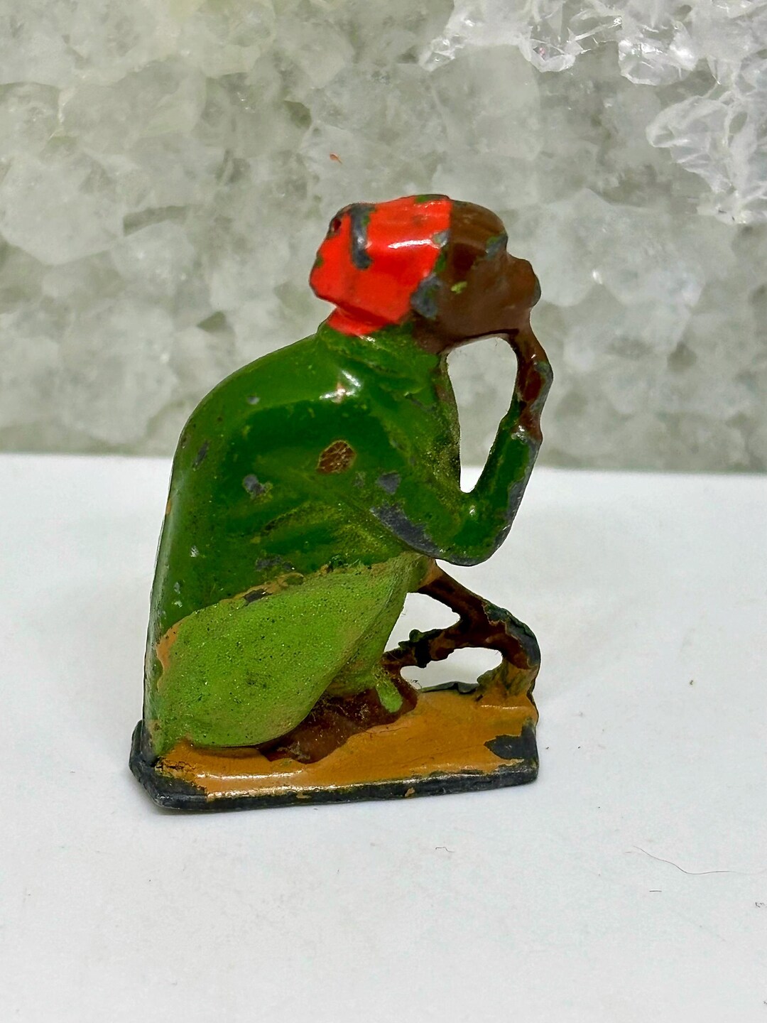 Vintage Cadbury Cococub Monty Monkey 1930’s Promotional Toy Lead Figure ...