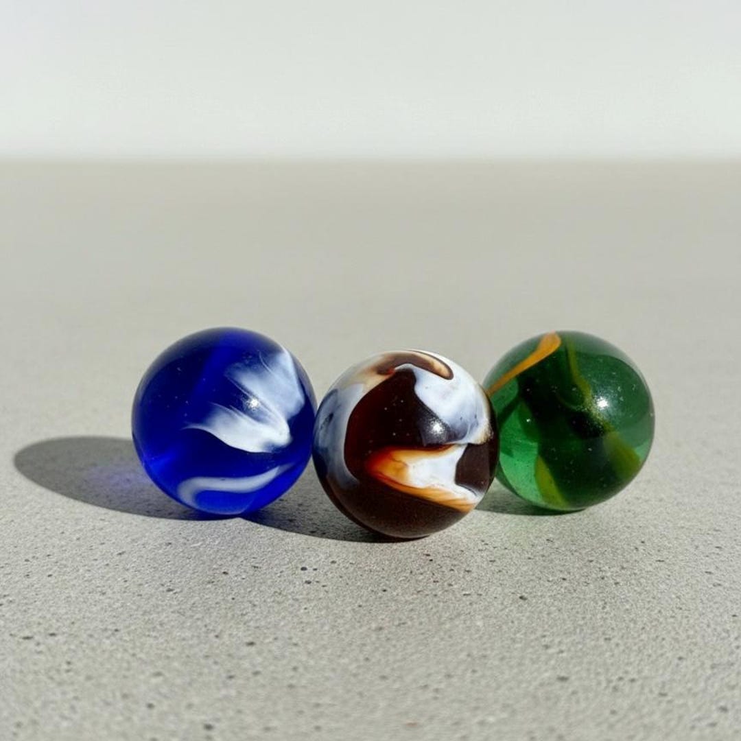 Vintage Stephen Fellerman Art Glass Marbles: Handblown Studio Glass - Etsy