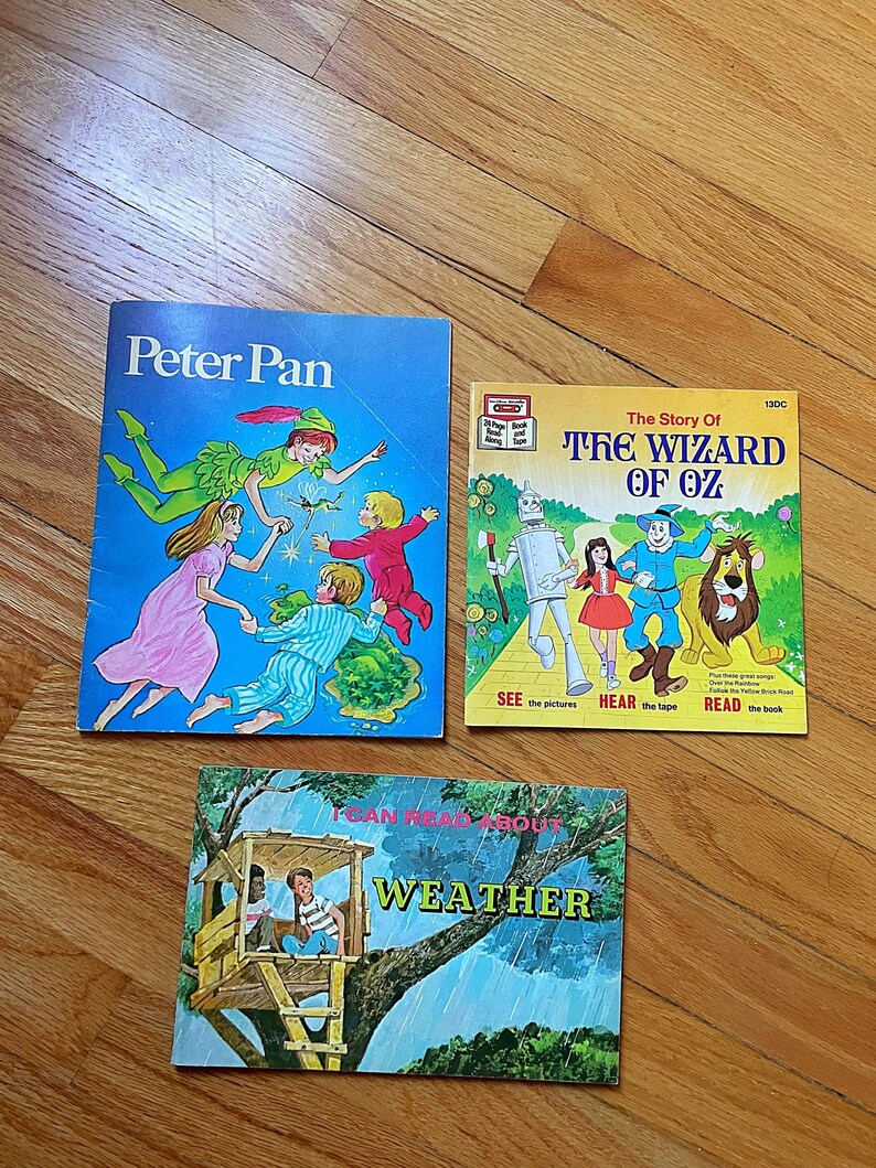 Vintage Children's Books Set of 3 1970's Books Peter - Etsy