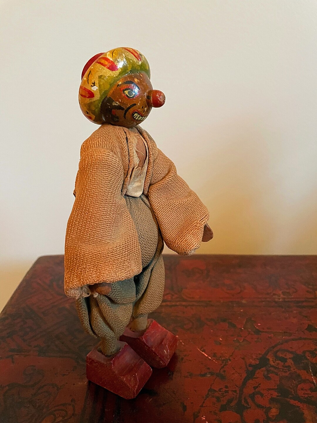 Antique Schoenhut Wooden Doll From Circus Collection Antique Wooden Toy ...