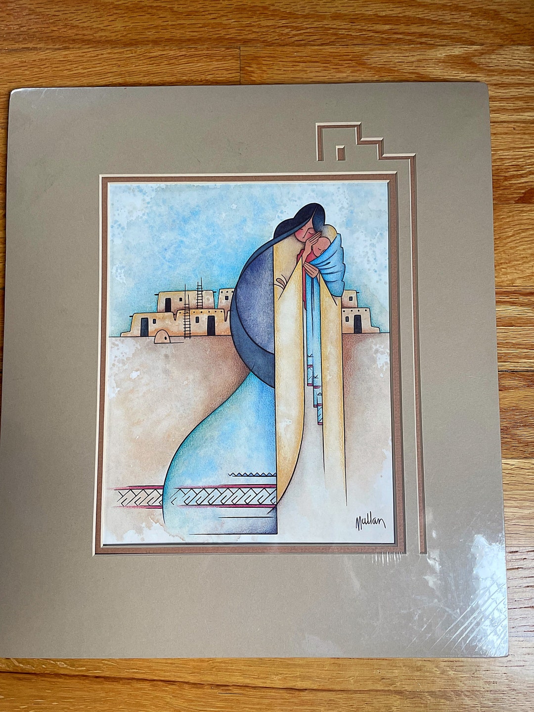 G.E. Mullan lullaby Signed Print Double Matted Unopened Packaging ...