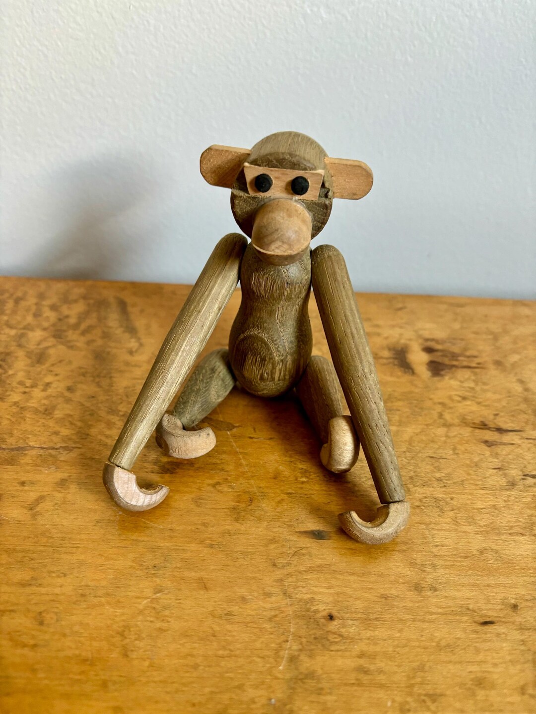 Vintage Mid Century Modern Teak Monkey - Danish Wooden Monkey - Kay ...