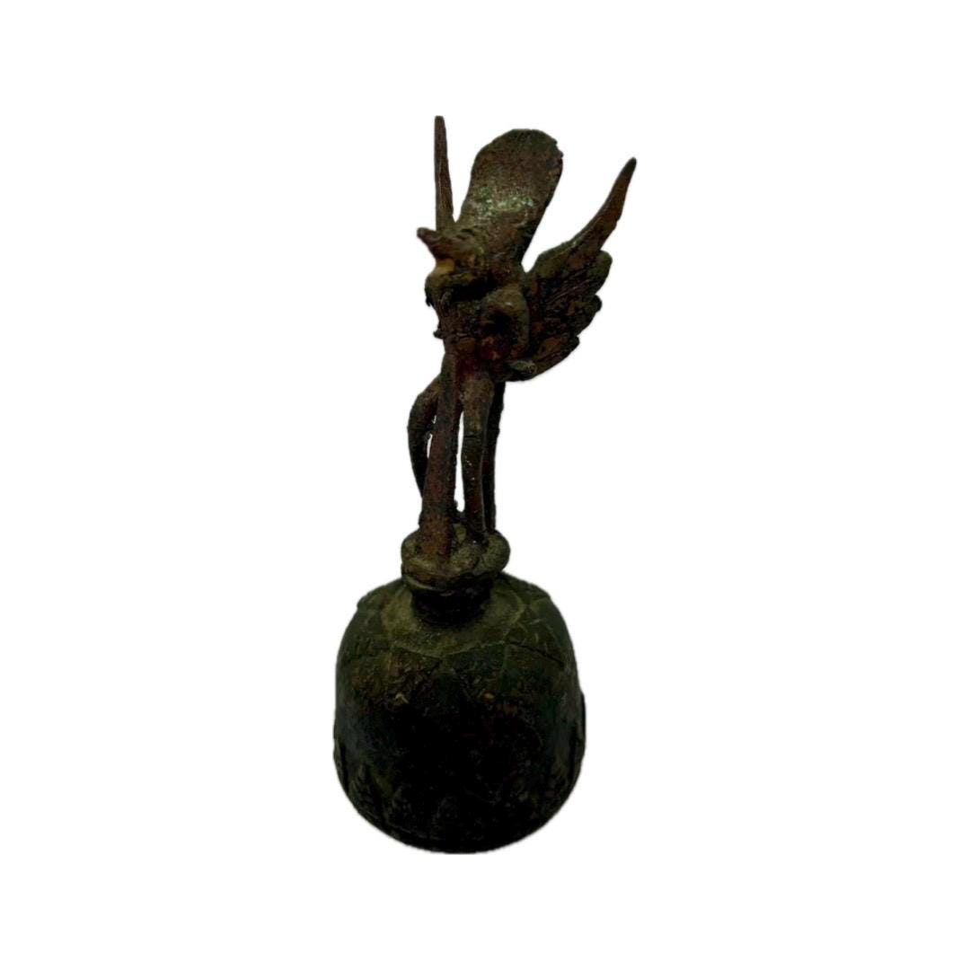 Antique Bronze Garuda Table Bell: Vintage Hindu Temple Decor - Etsy
